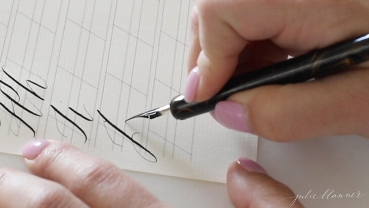 Calligraphy Letters | Modern Calligraphy Alphabet - Julie Blanner