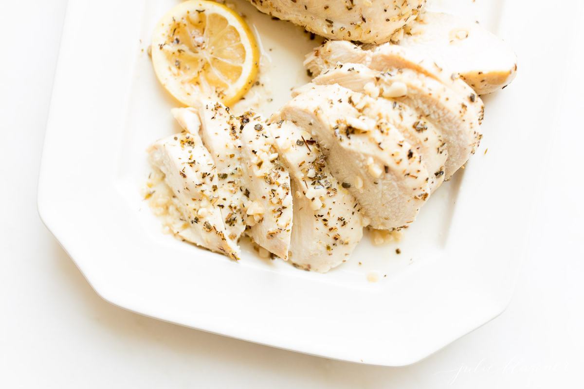 Light and Juicy Lemon Chicken | Julie Blanner