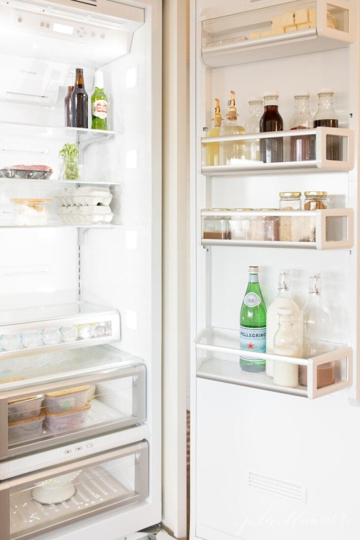 Simple and Sleek Steps to Total Refrigerator Organization | Julie Blanner