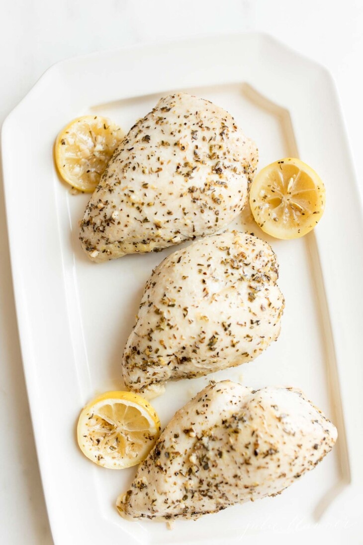 Light and Juicy Lemon Chicken | Julie Blanner