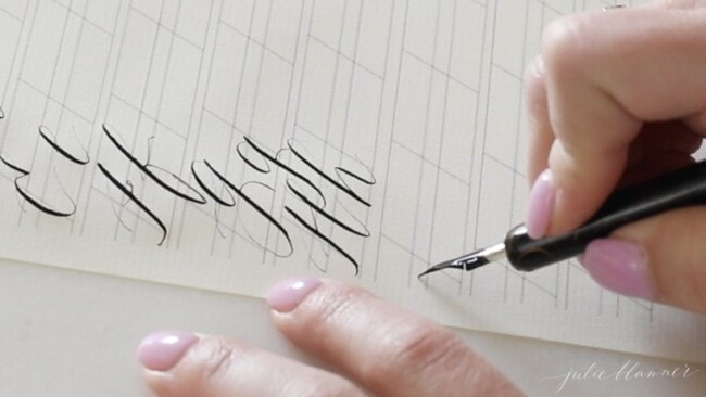 Calligraphy Letters | Modern Calligraphy Alphabet - Julie Blanner