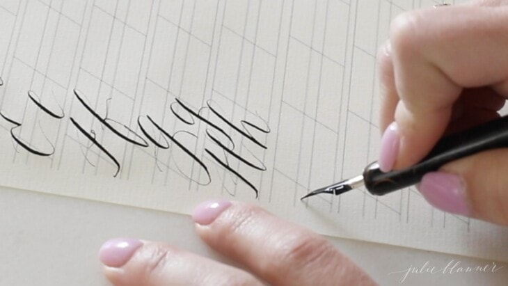 Calligraphy Letters | Modern Calligraphy Alphabet - Julie Blanner