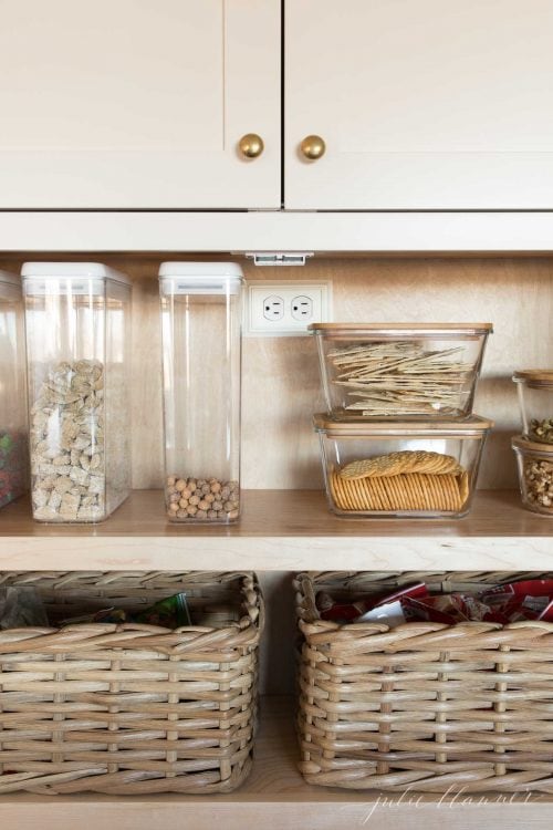 Kitchen Pantry (How to Organize Your Pantry Cabinet) | Julie Blanner