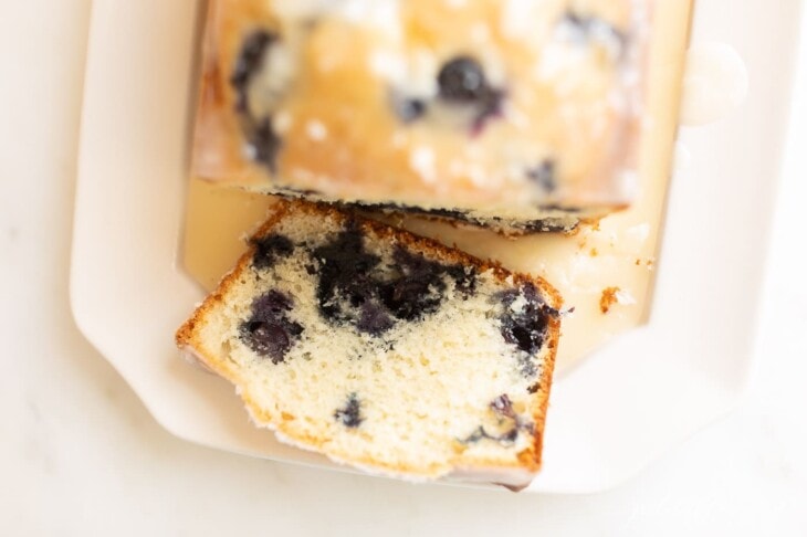 The Best Blueberry Bread with Glaze | Julie Blanner
