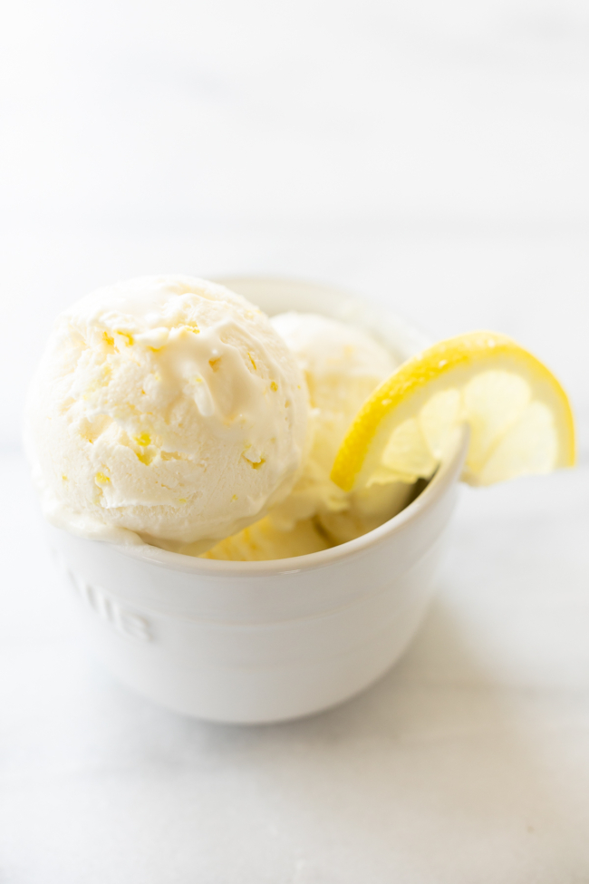 Lemon Ice Cream | Julie Blanner