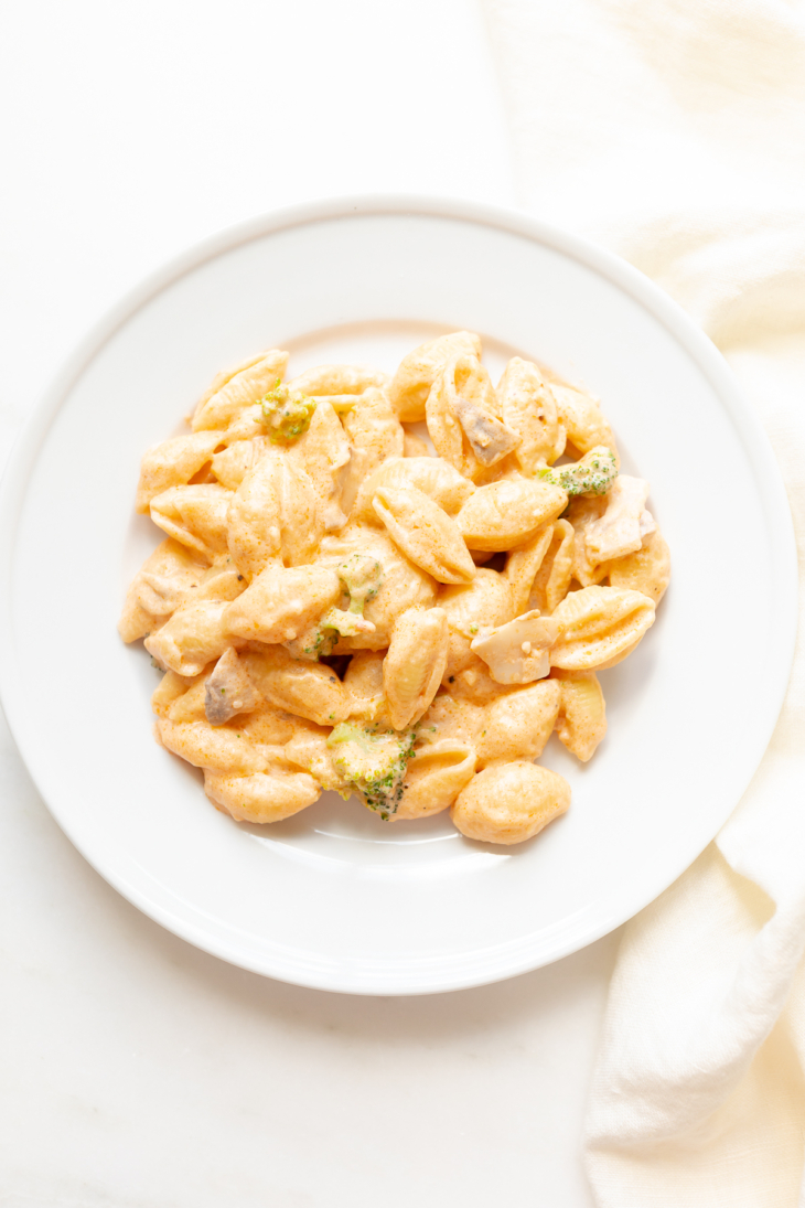 Creamy Pasta Con Broccoli | Julie Blanner