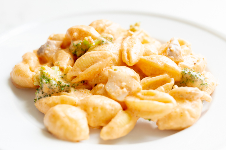 Creamy Pasta Con Broccoli | Julie Blanner