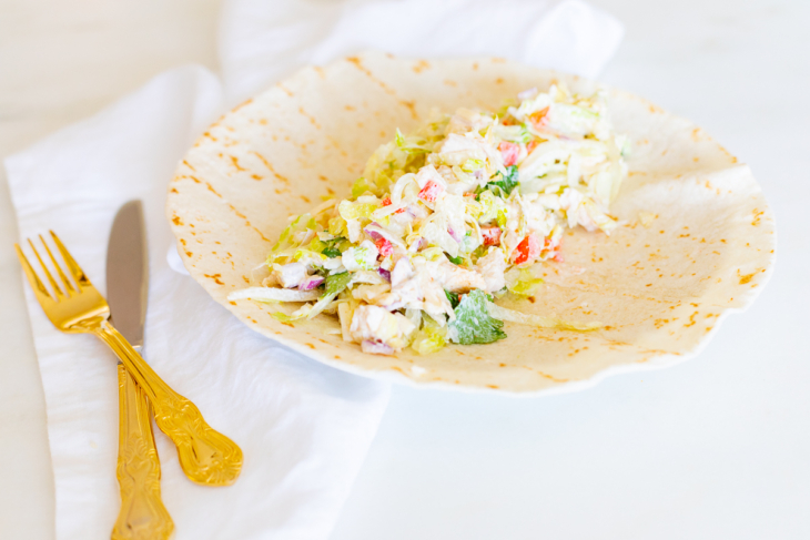 Easy Chicken Wrap Recipe | Julie Blanner