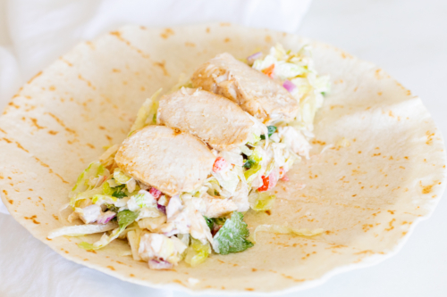 Easy Chicken Wrap Recipe | Julie Blanner