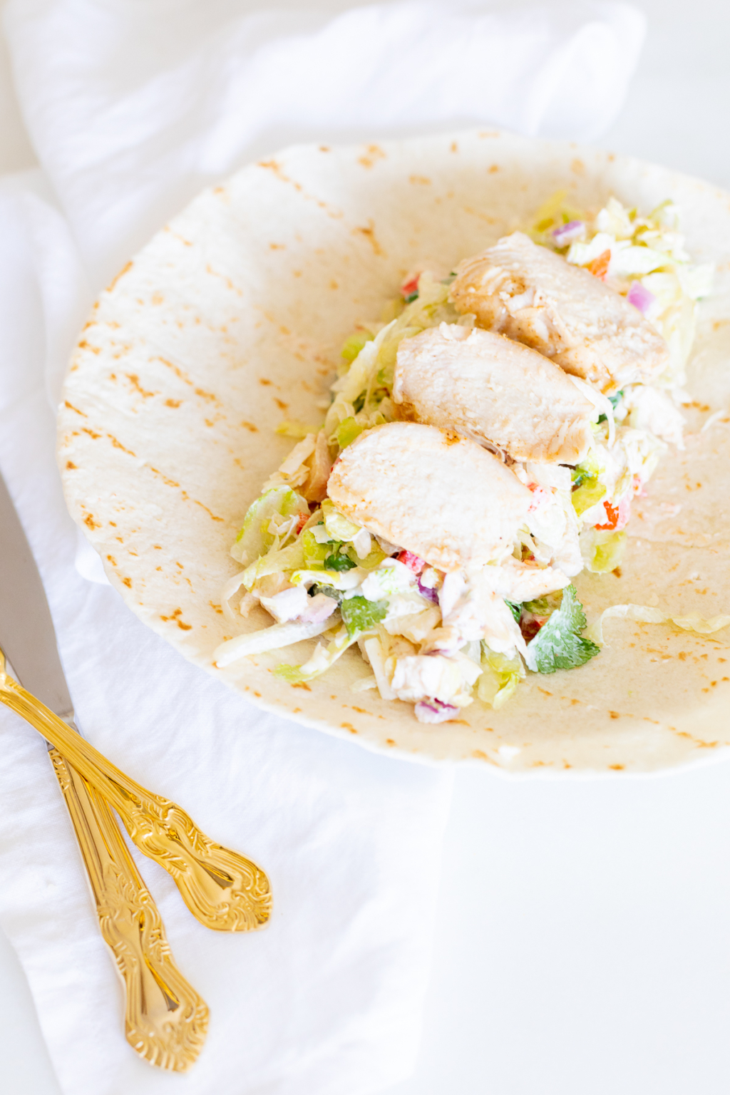 Easy Chicken Wrap Recipe | Julie Blanner