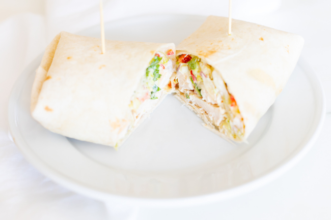 Easy Chicken Wrap Recipe | Julie Blanner