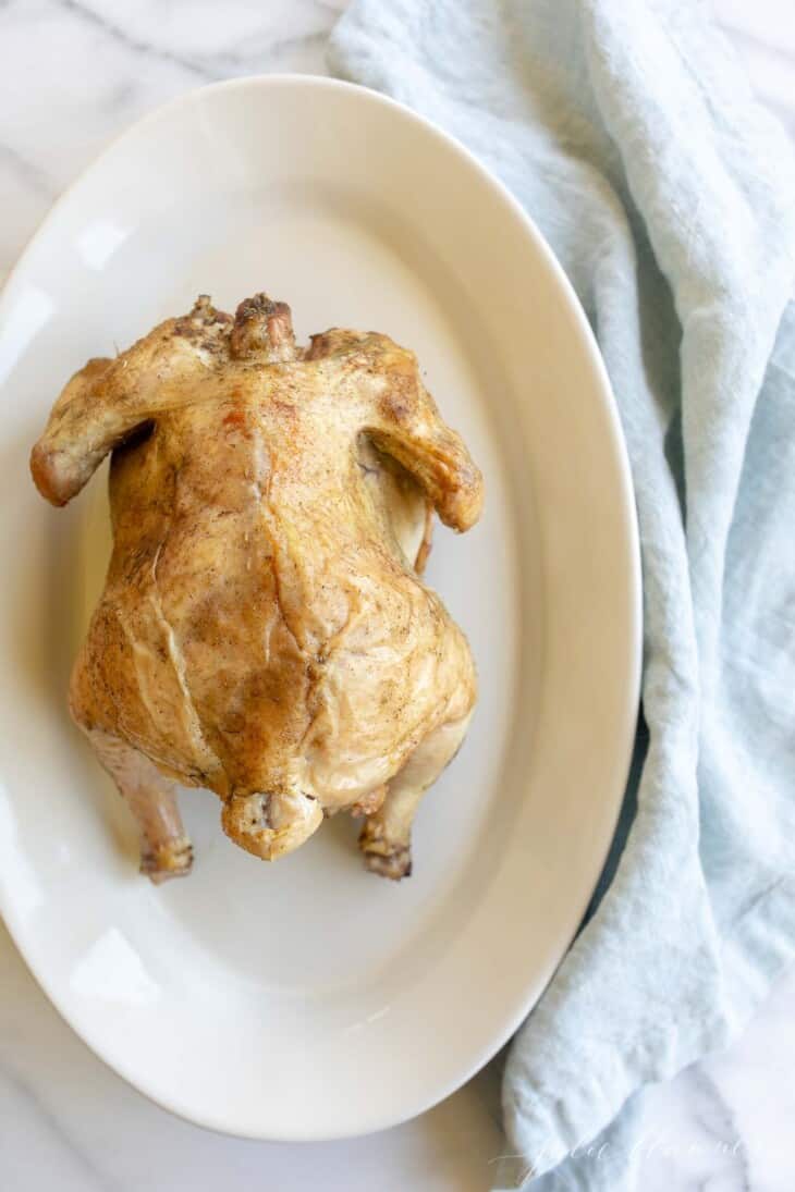 The Juiciest Beer Can Chicken in the Oven (or on the Grill) | Julie Blanner