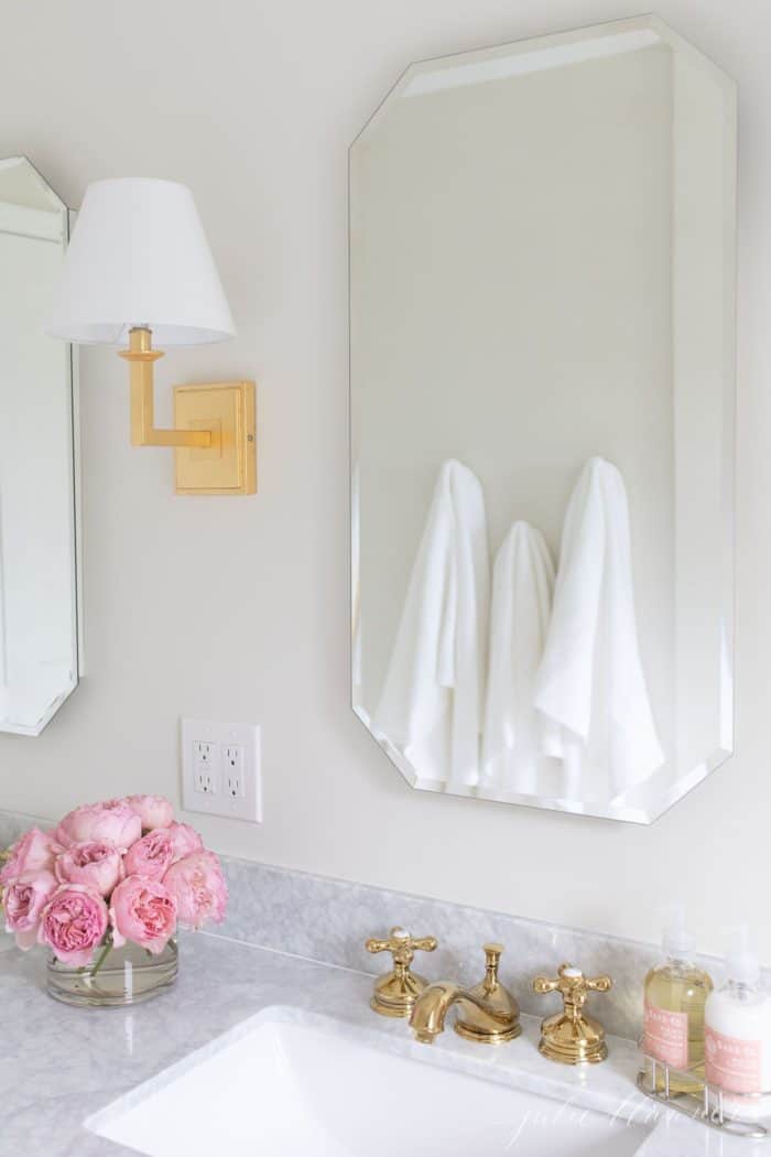 A New Spa Bath at Home | Luxury Bath for Less - Julie Blanner