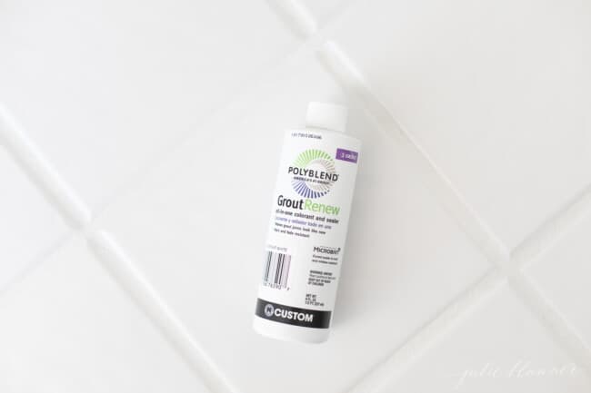 How to Use Grout Renew | Julie Blanner