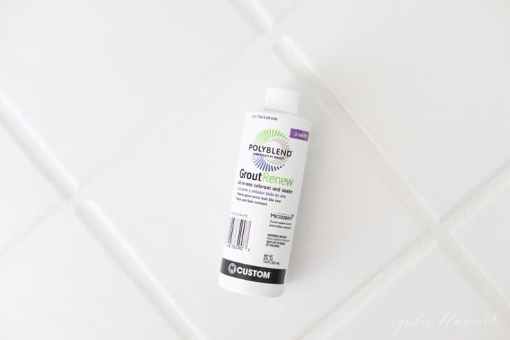 How to Use Grout Renew | Julie Blanner