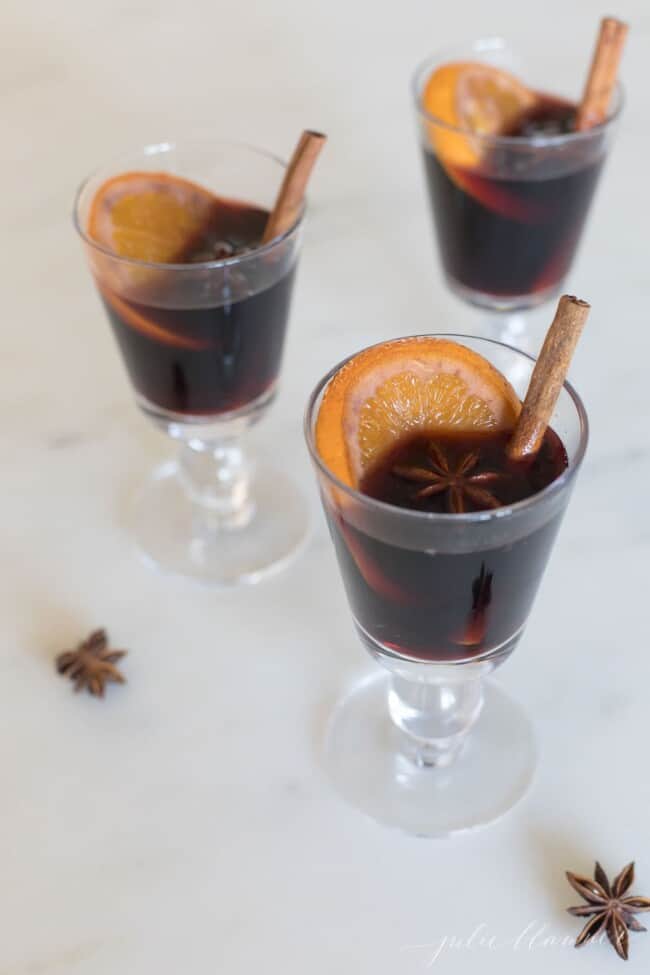 Warm and Cozy Mulled Wine Recipe | Julie Blanner