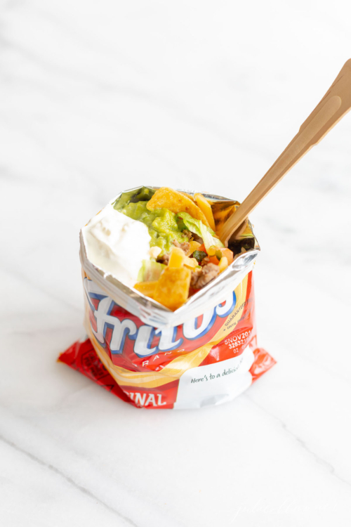 The Best Walking Taco Recipe | Julie Blanner