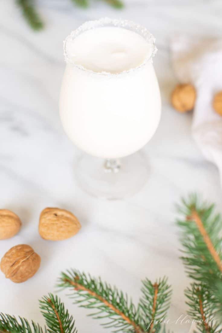Snowball Recipe | Amaretto Liqueur and Ice Cream Cocktail