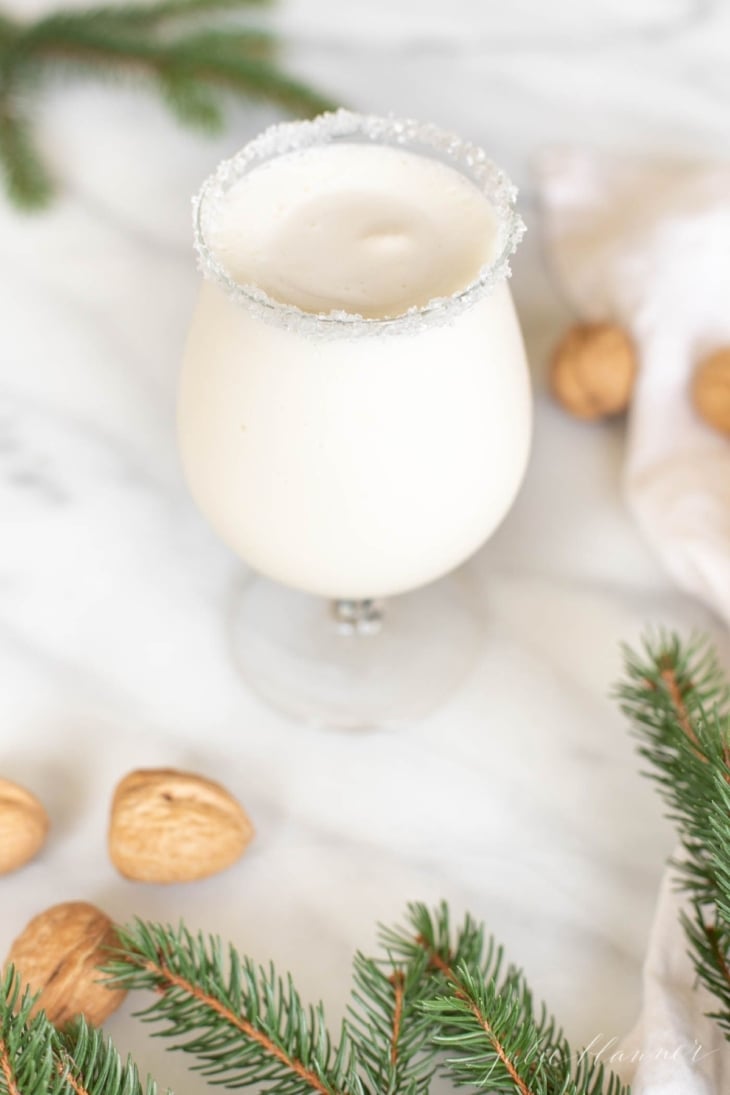 Snowball Cocktail Recipe | Julie Blanner