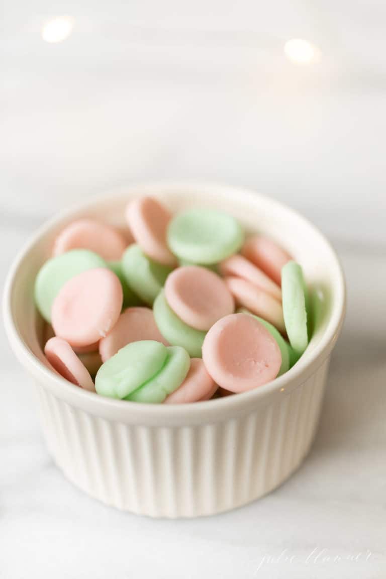 Delicious Old-Fashioned Cream Cheese Mints | Julie Blanner