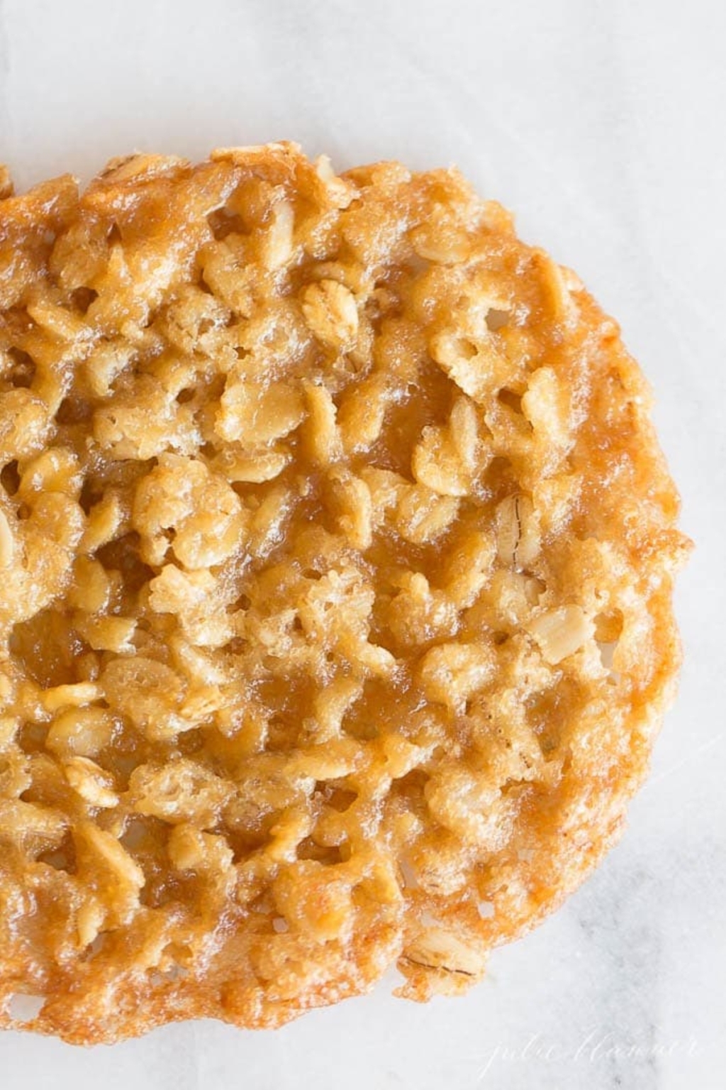 Easy Oatmeal Lace Cookies | Julie Blanner