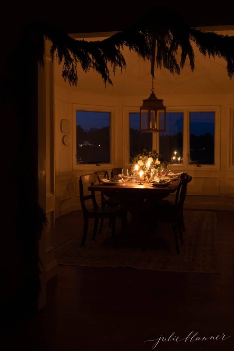 All is Calm, All is Bright | Christmas Home Tour at Night