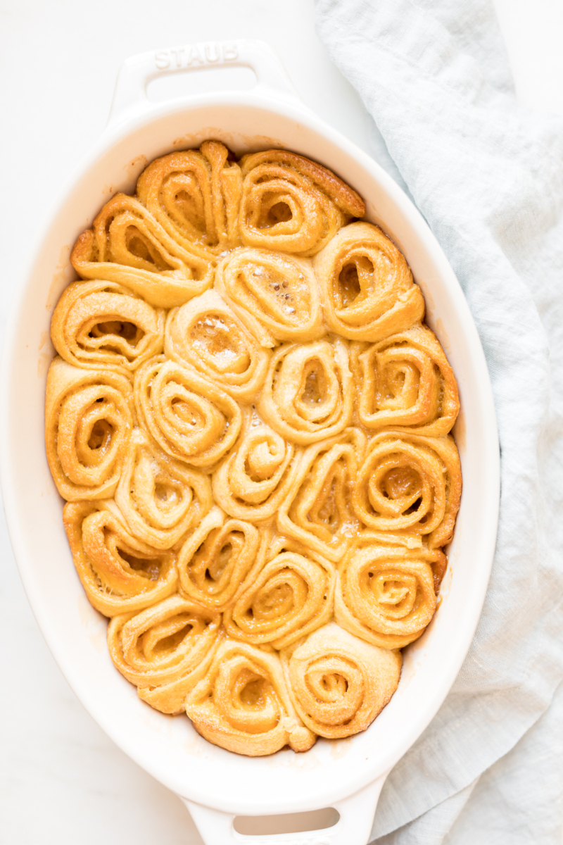 The Easiest Caramel Rolls | Julie Blanner