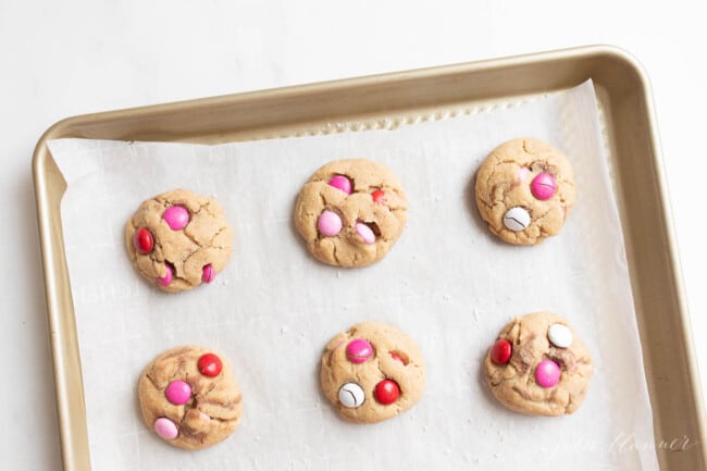 M&M Cookies {Bakery Style M and M Cookie Recipe}