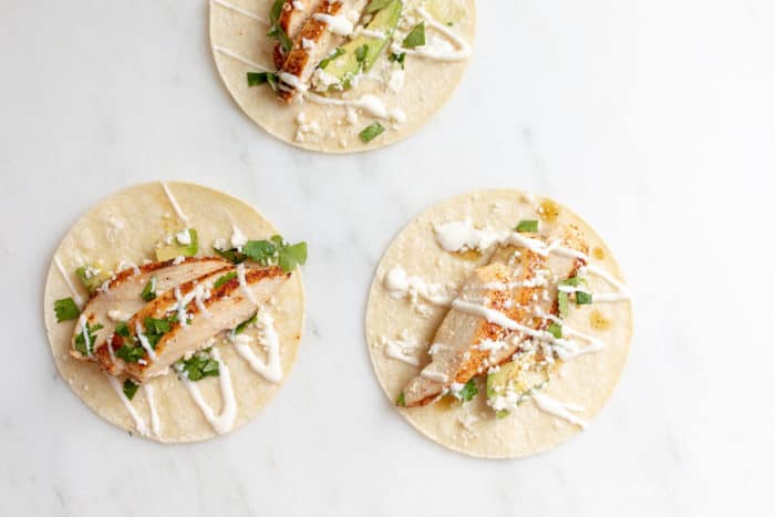 The Easiest Soft Chicken Tacos Recipe | Julie Blanner