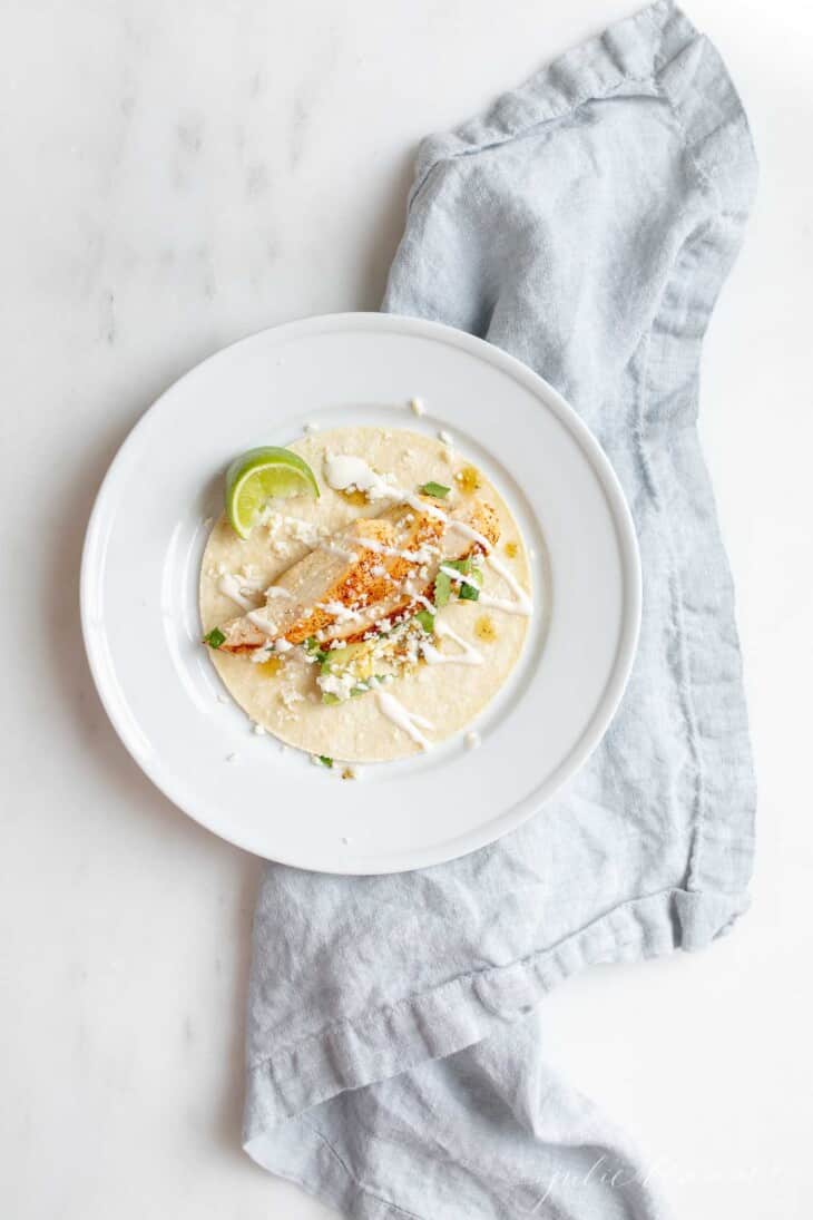 The Easiest Soft Chicken Tacos Recipe | Julie Blanner