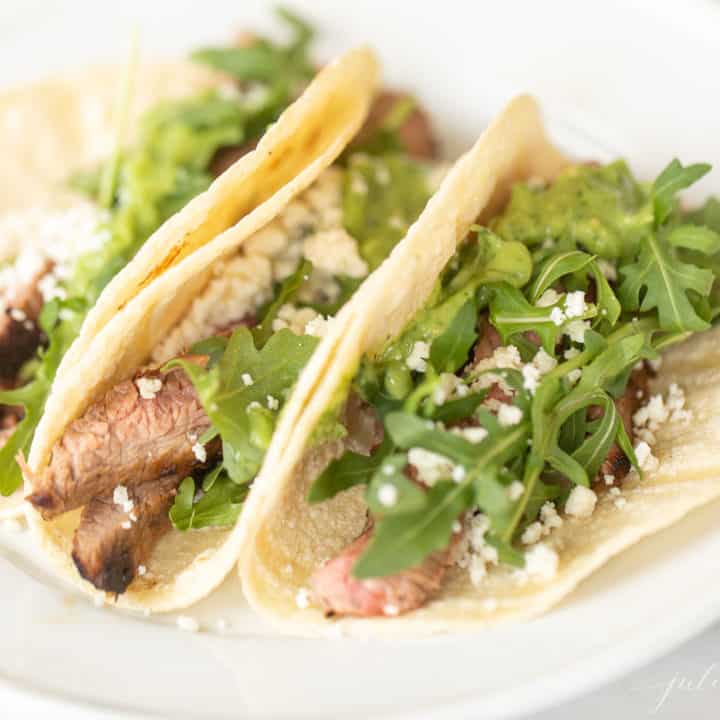 The Easiest Soft Chicken Tacos Recipe | Julie Blanner