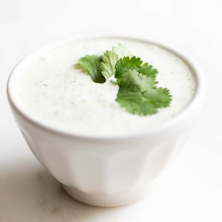 Crema de Cilantro Lime Crema | Julie Blanner