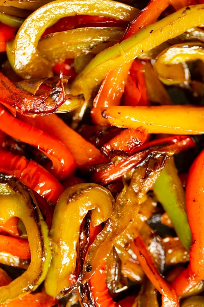 Simple Sautéed Peppers | Julie Blanner
