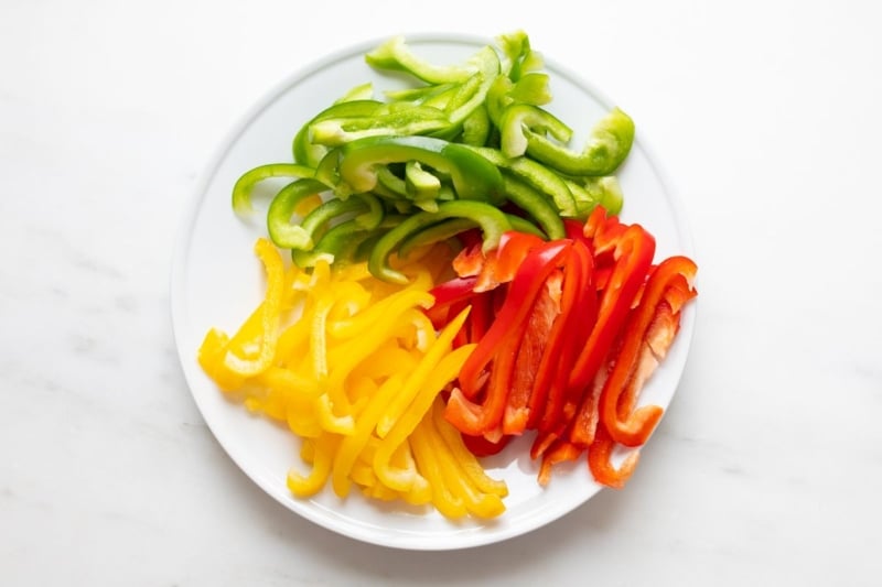 Simple Sautéed Peppers | Julie Blanner