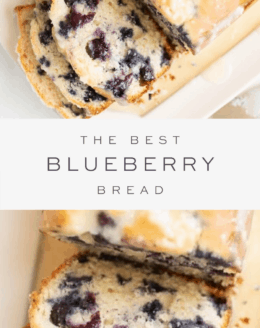 The Best Blueberry Bread with Glaze | Julie Blanner