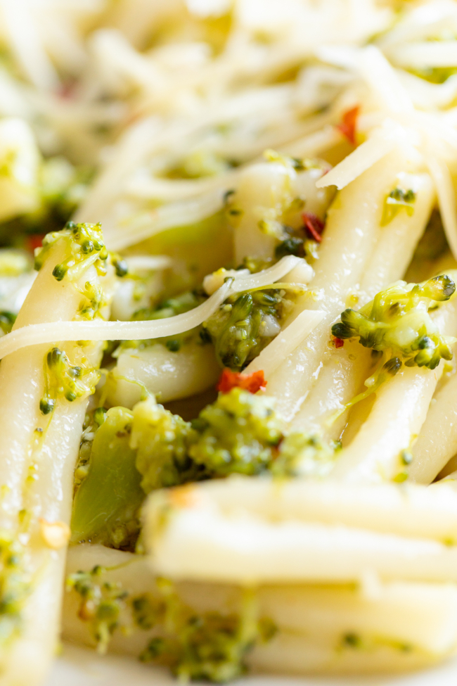 Light and Easy Broccoli Pasta Recipe | Julie Blanner