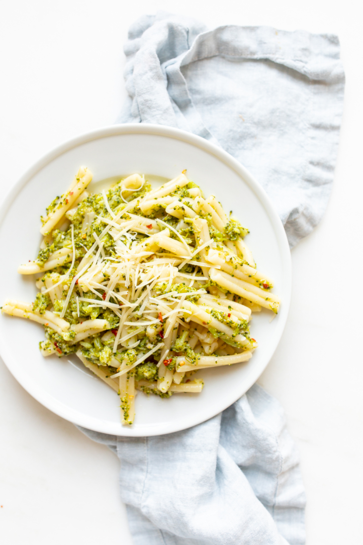 Light and Easy Broccoli Pasta Recipe | Julie Blanner