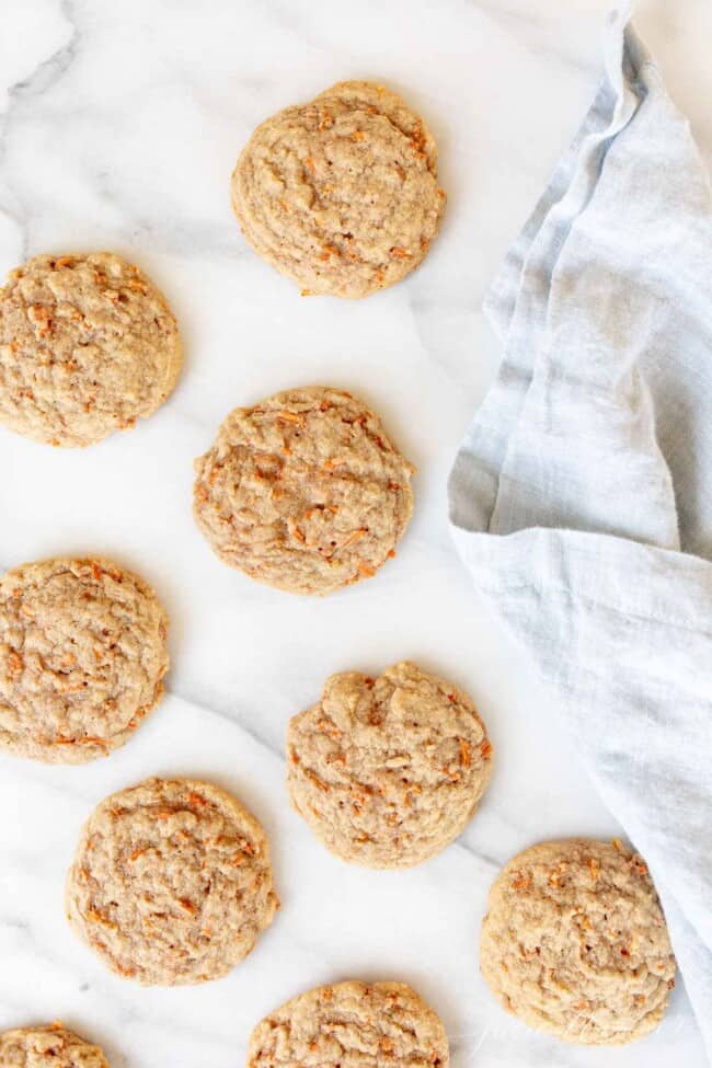 Soft and Fluffy Carrot Cake Cookies | Julie Blanner