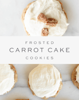 Soft and Fluffy Carrot Cake Cookies | Julie Blanner
