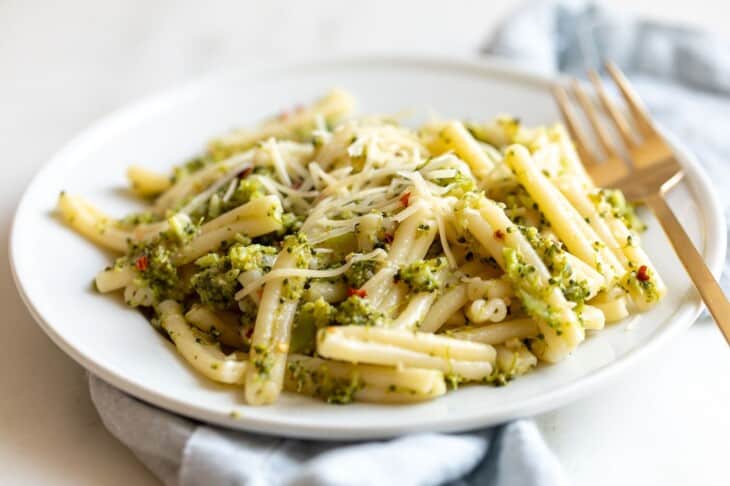 Light and Easy Broccoli Pasta Recipe | Julie Blanner
