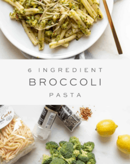 Light and Easy Broccoli Pasta Recipe | Julie Blanner