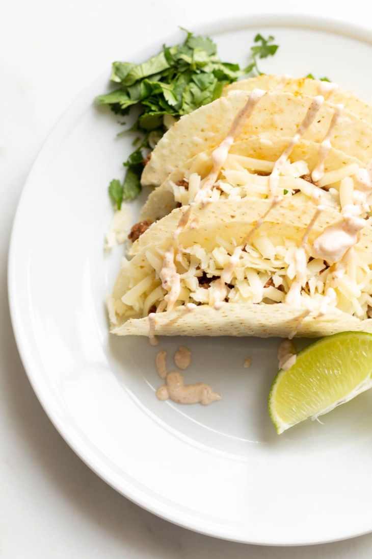 The Best Ground Beef Tacos | Julie Blanner