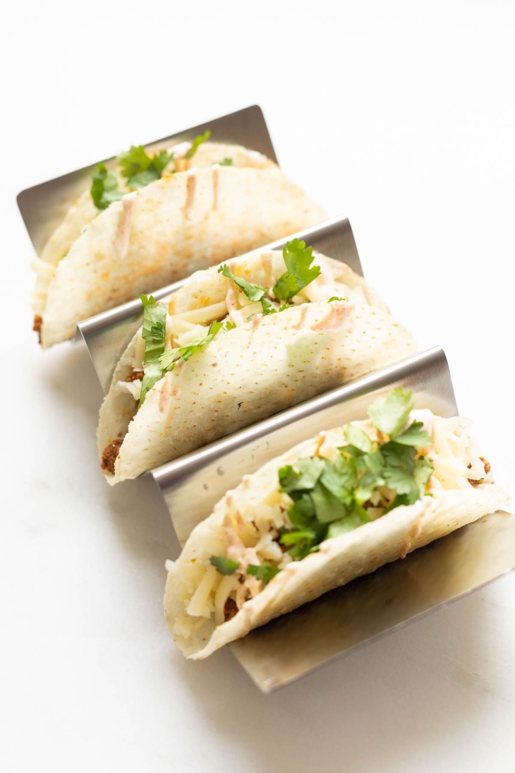 The Best Ground Beef Tacos | Julie Blanner