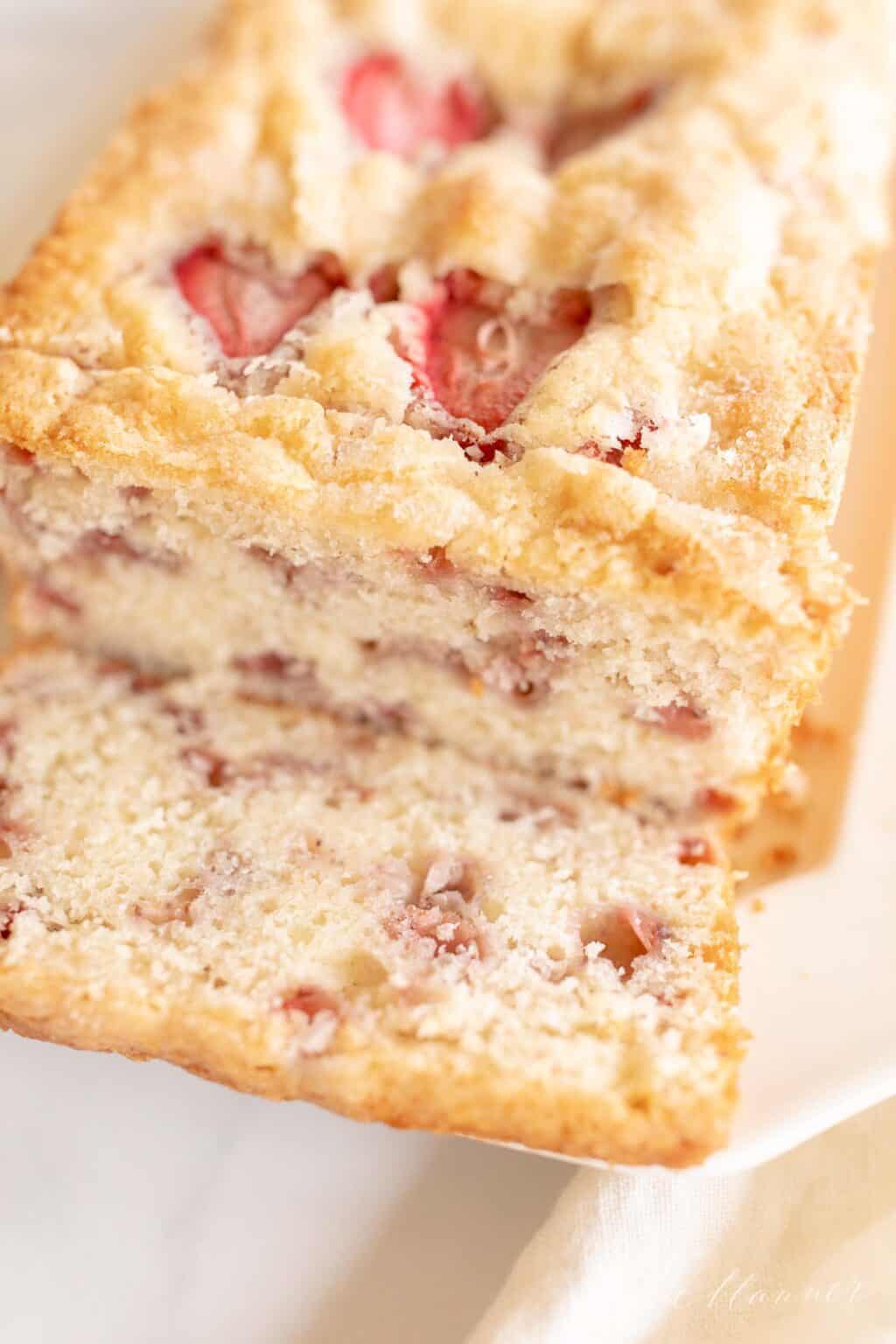 Fresh and Fluffy Strawberry Bread Recipe | Julie Blanner
