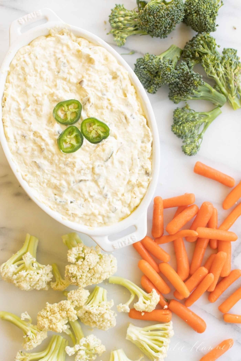 Creamy Jalapeño Dip | Julie Blanner