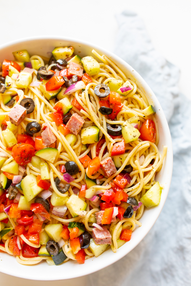 The Best Spaghetti Salad | Julie Blanner
