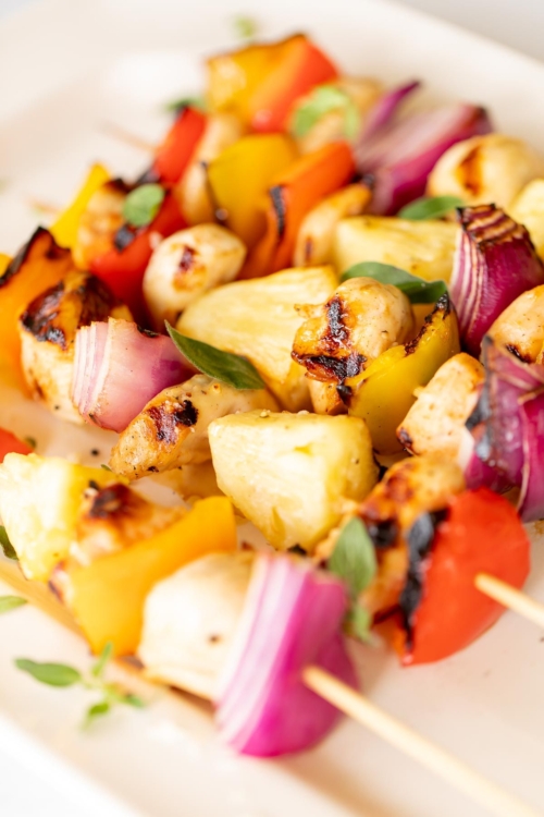 Easy Chicken Kabobs | Julie Blanner