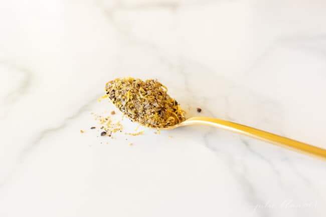 Easy Homemade Lemon Pepper Seasoning | Julie Blanner