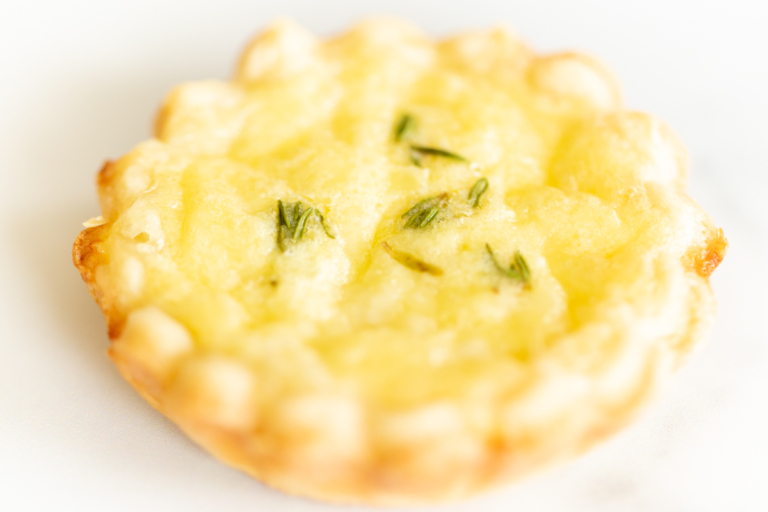 Mini Cheddar Cheese Tarts | Julie Blanner