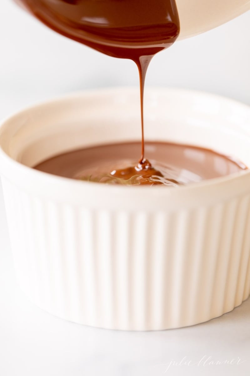 Chocolate Magic Shell Recipe | Dessert Topping - Julie Blanner